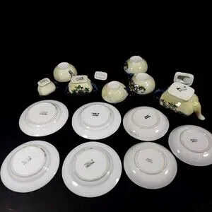 Unbranded | Toys | Vintage 95s Japanese Lusterware 14 Piece Tea Set ...